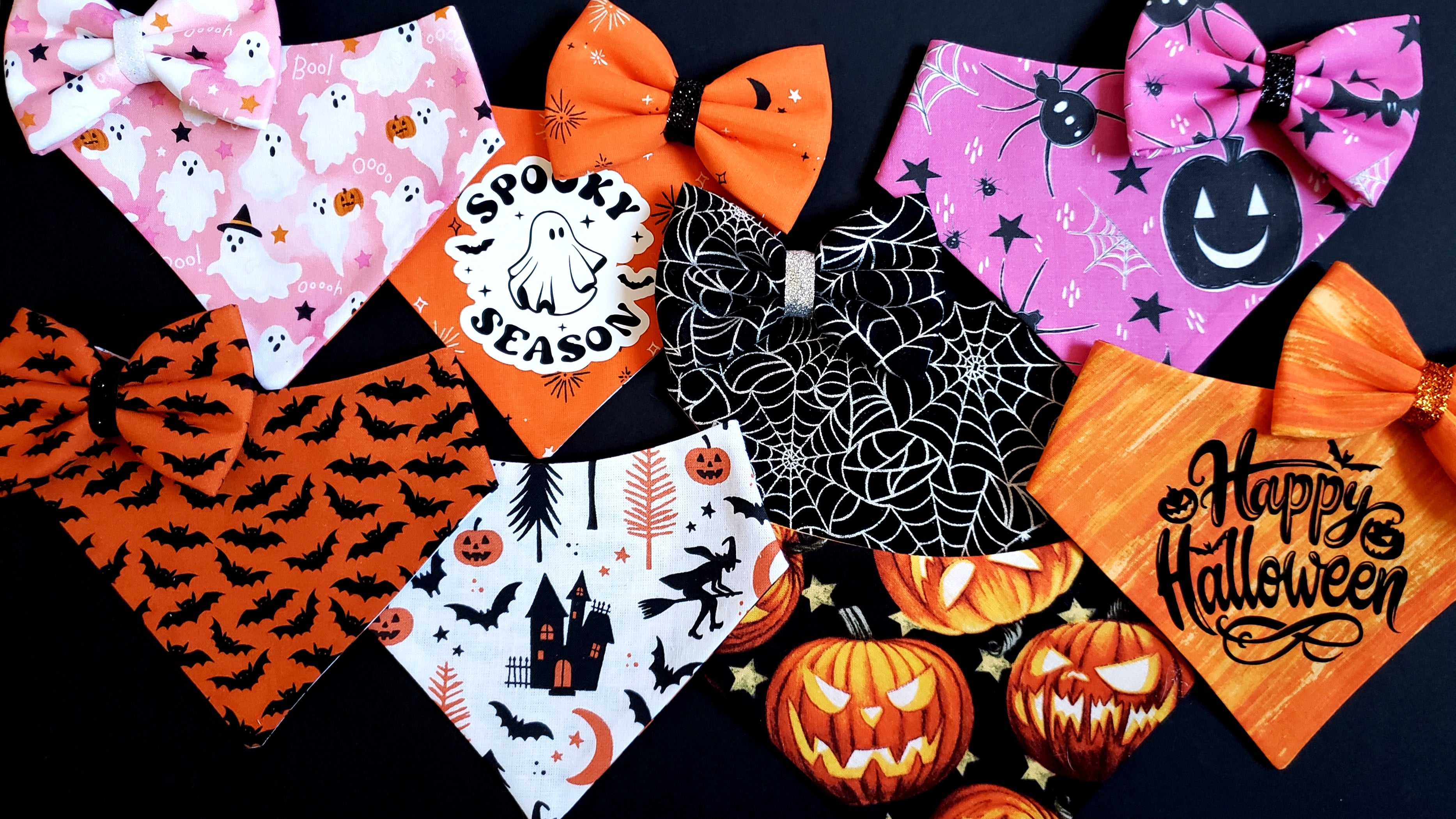 Fall Bandanas – Sunset Paws